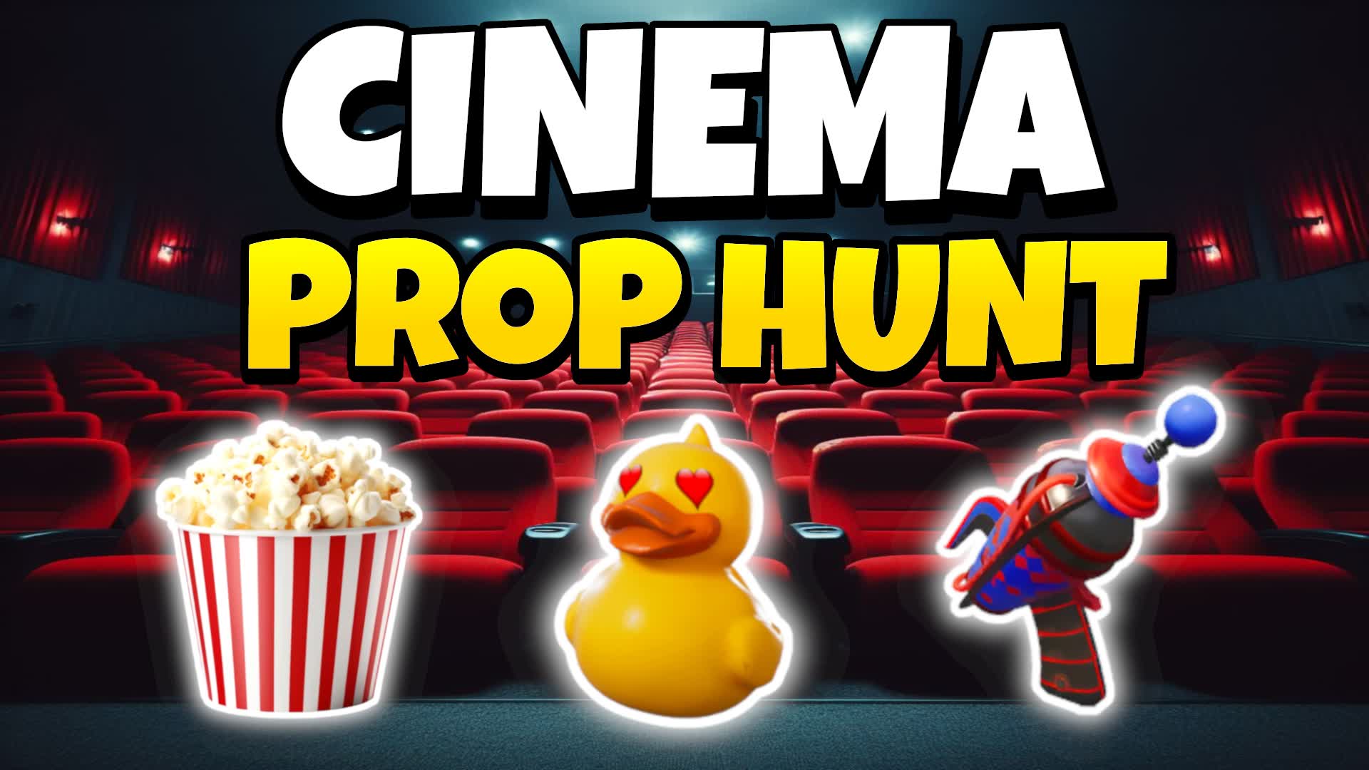 CINEMA Prop Hunt 🍿 8650-6876-2518 par mapsos - Fortnite