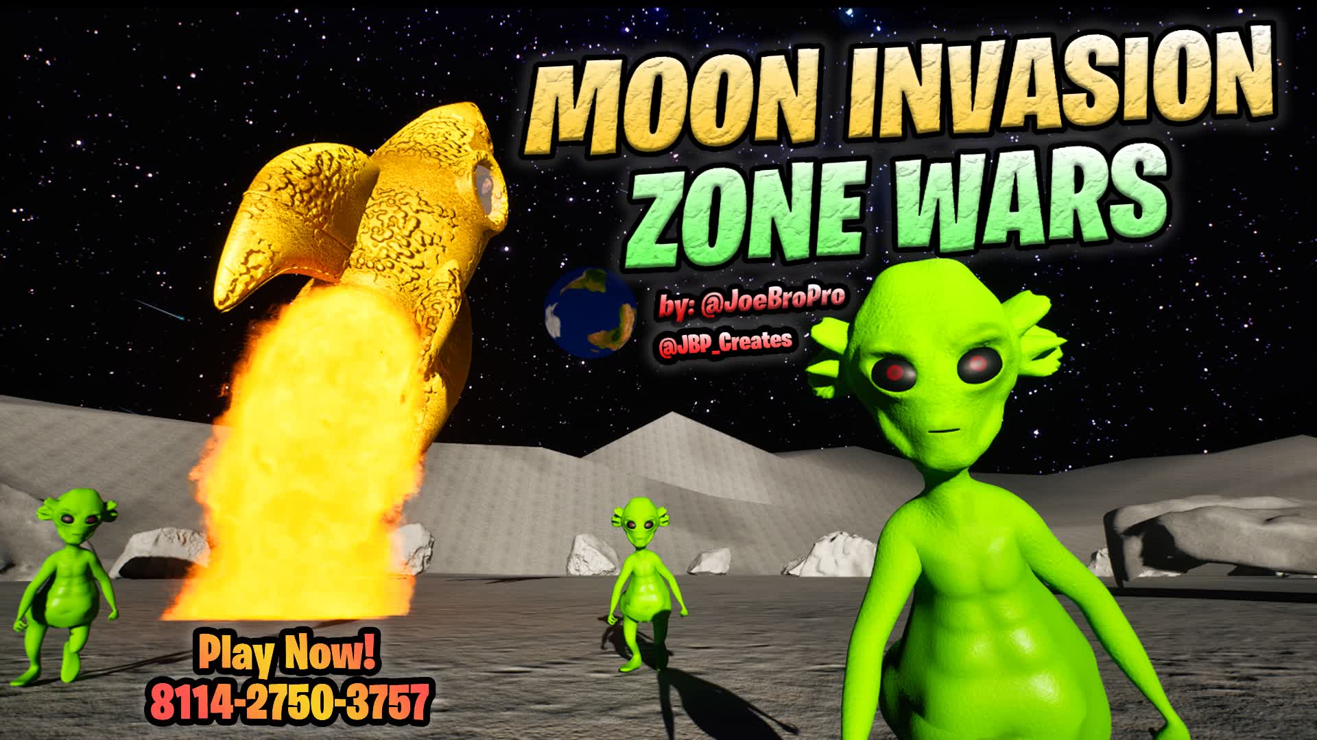 Juega 👽MOON INVASION Zone Wars | Fortnite Zone