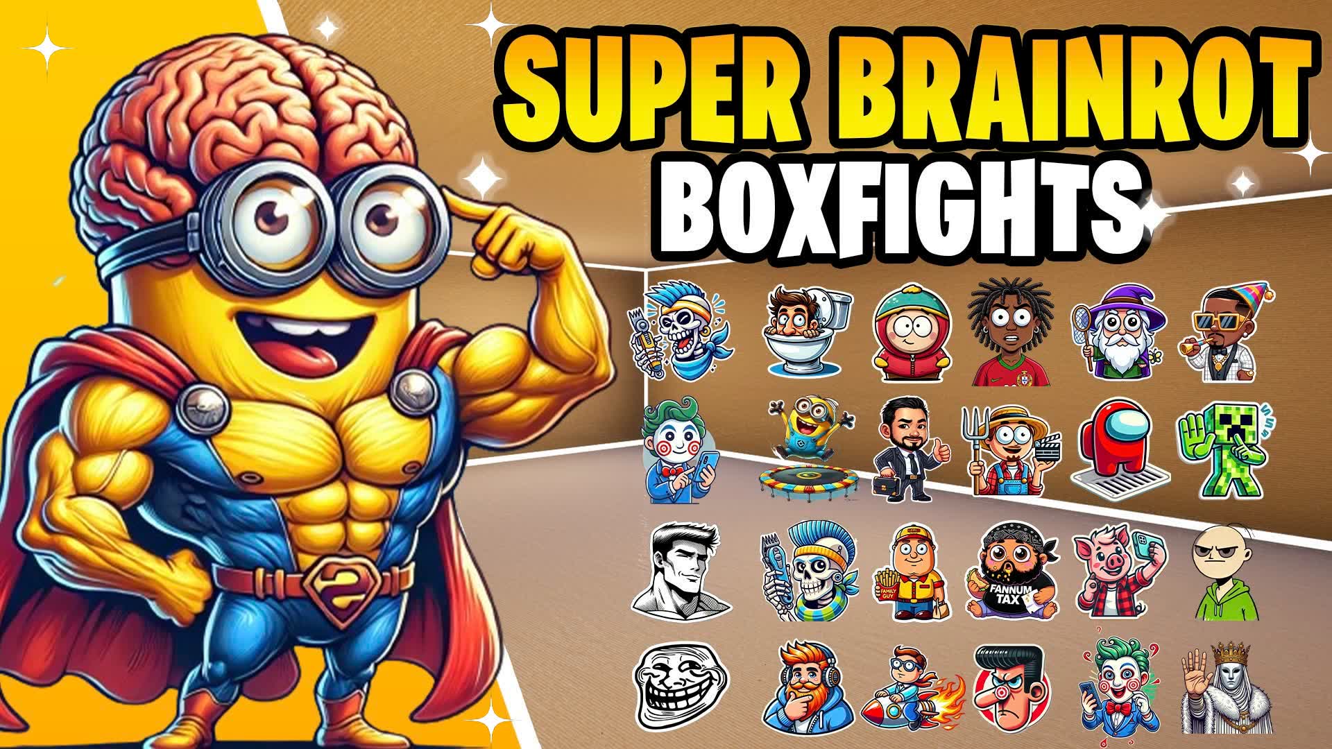 😂 SUPER BRAINROT BOX PVP📦 2573-9590-0812 by rockyfn - Fortnite Creative ...