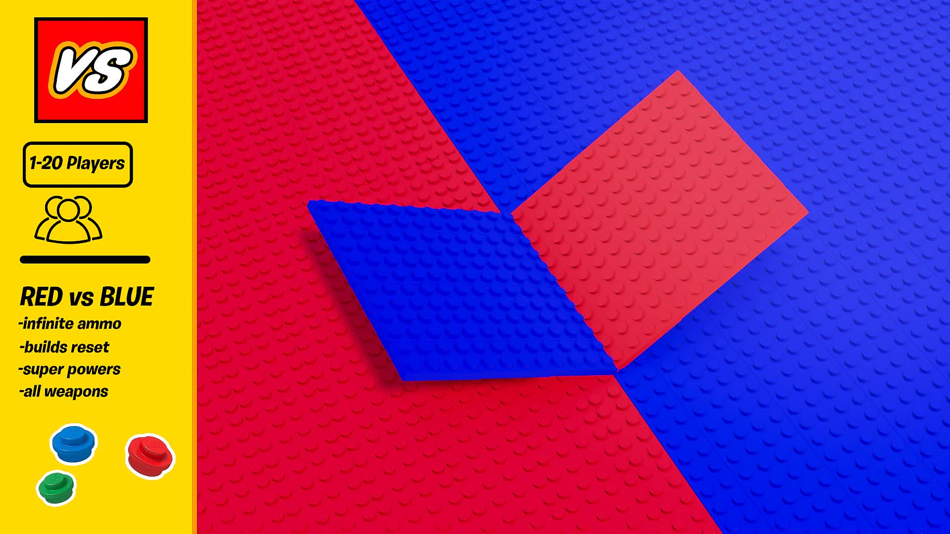 RED VS BLUE® 8324-3232-7508 by brice - Fortnite Creative Map Code - Fortnite.GG