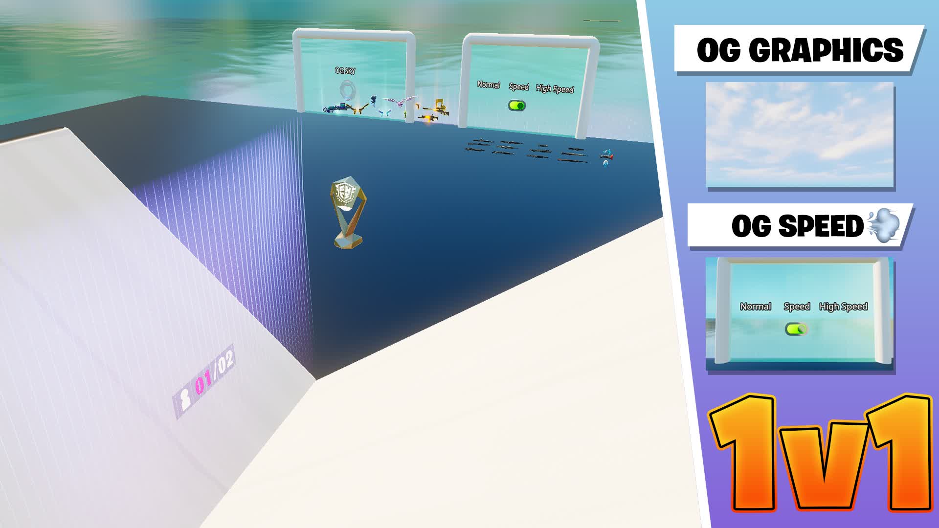 1V1 OG SPEED BUILD FIGHTS 💨(16 PLAYERS) 5285-9325-7273 by zmeurica - Fortnite Creative Map Code ...