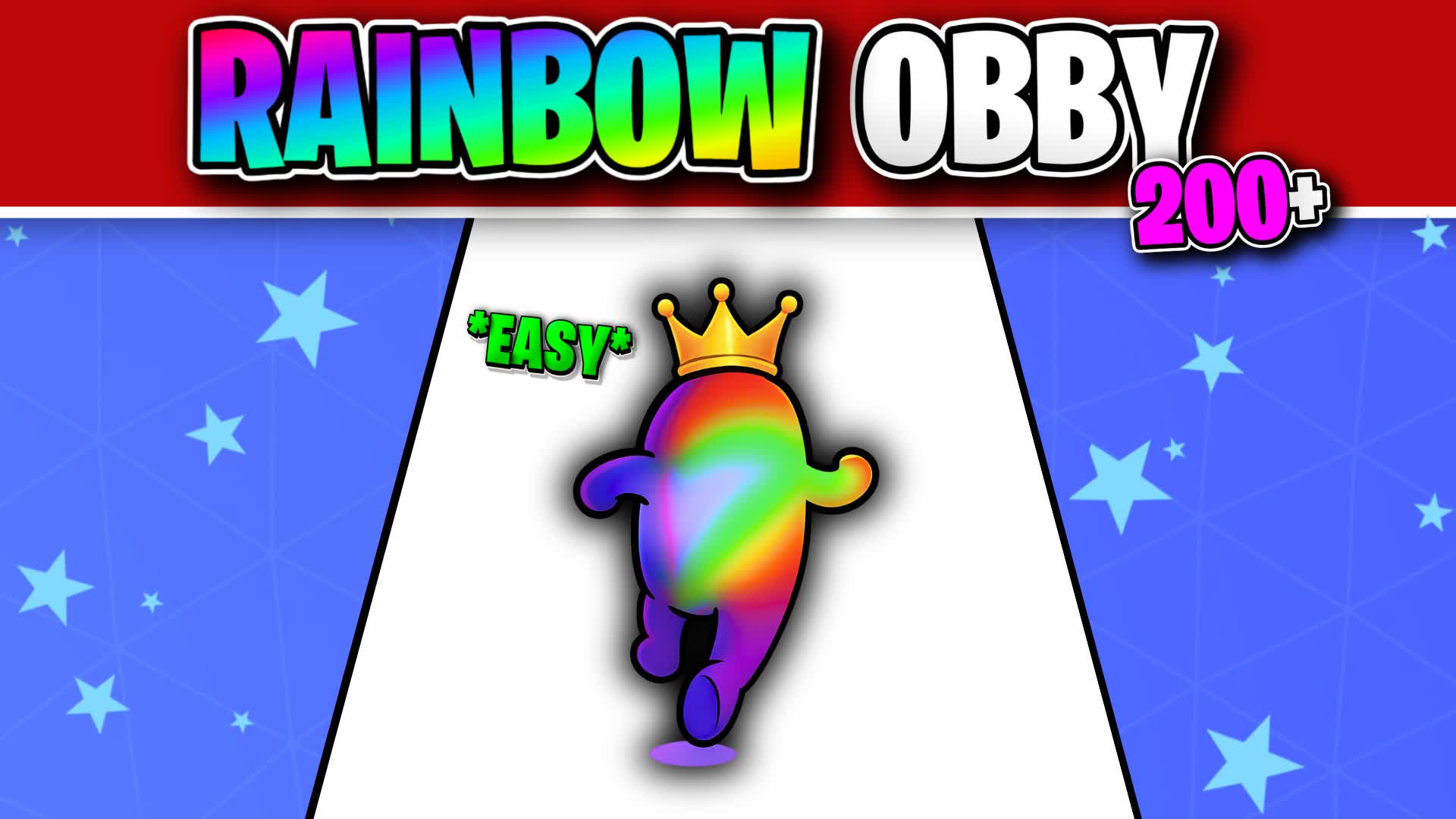 🌈RAINBOW FALL GUYS OBBY PARKOUR ⭐🌈 0996-1012-2849 by fiskyofficial ...