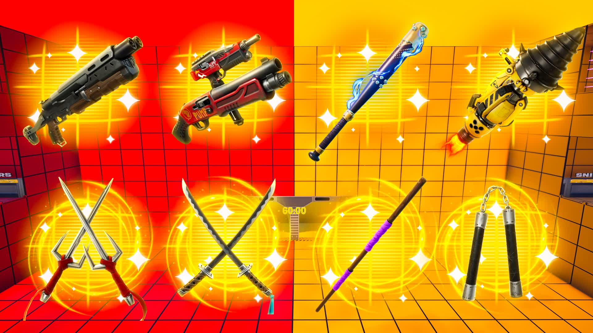 TMNT RED VS YELLOW 🔴🟡 3727-2760-9031 par zapatron - Fortnite