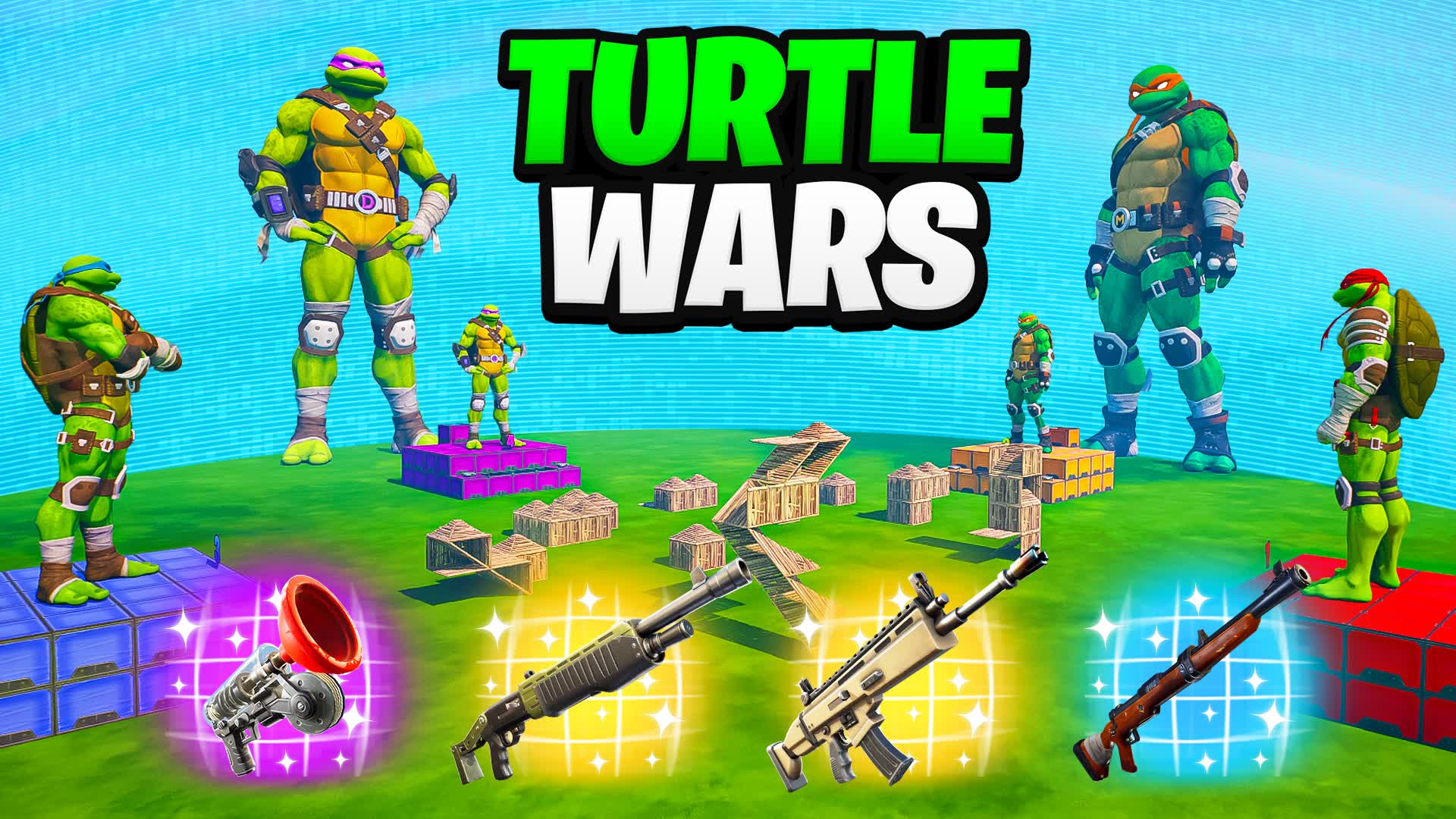 ⚔️🐢 TURTLE WARS! 🐢⚔️ 3991-3301-7557 by winter - Fortnite Creative Map ...