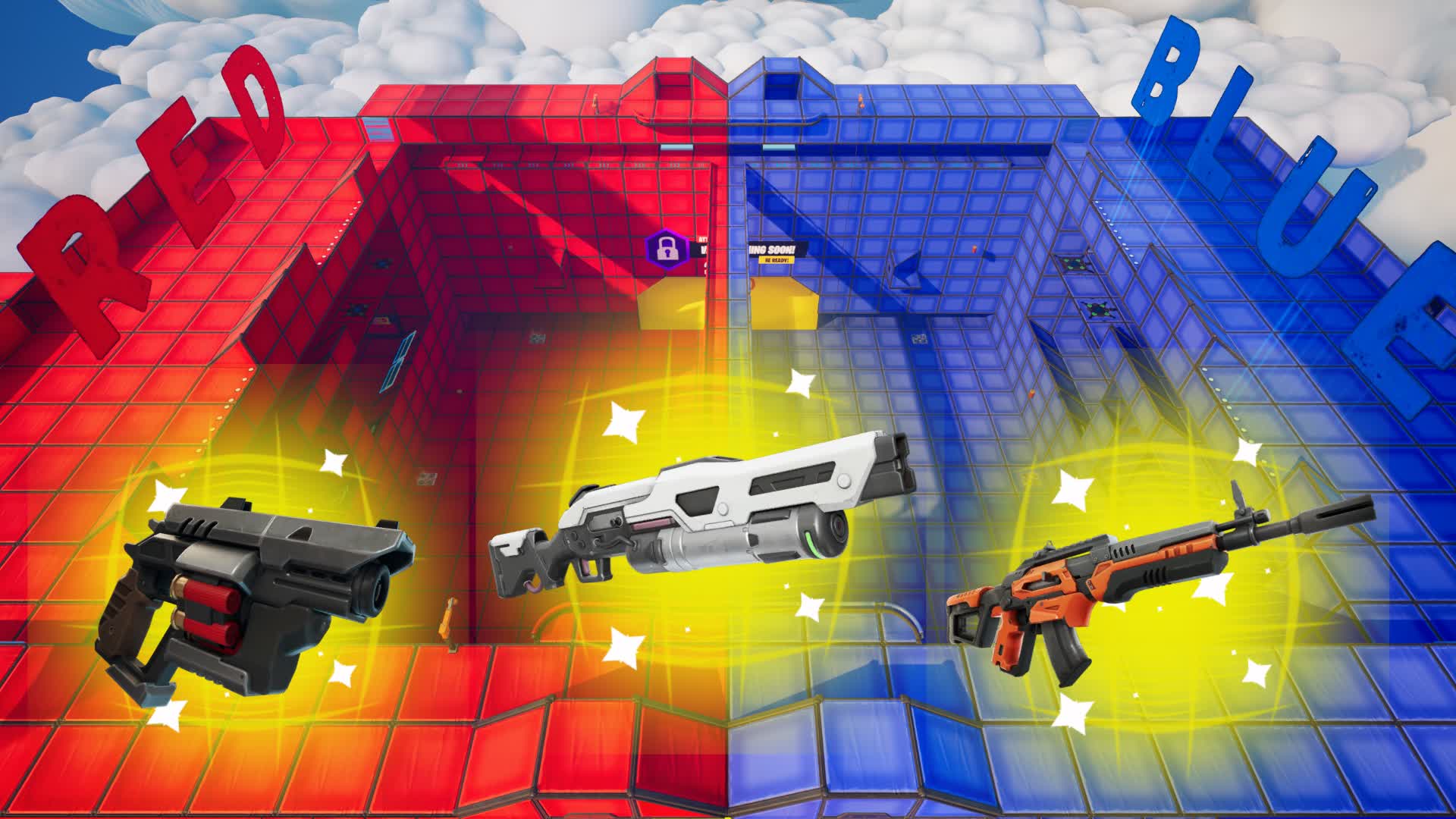 RED VS BLUE PRO 🔴🔵 9763-6576-9373 by kzaar - Fortnite Creative Map Code - Fortnite.GG