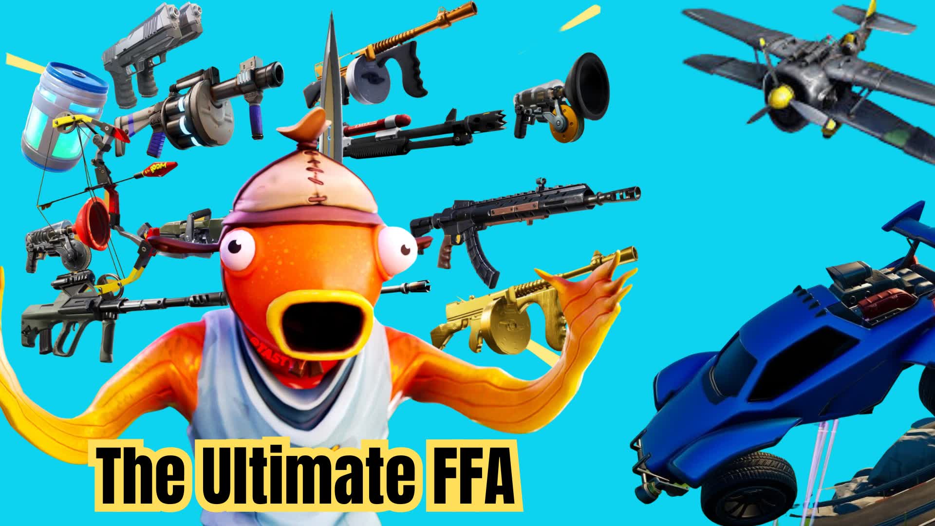 Ultimate FFA. All guns, cars and fun 4003-2473-0767 by j.d.h - Fortnite Creative Map Code ...