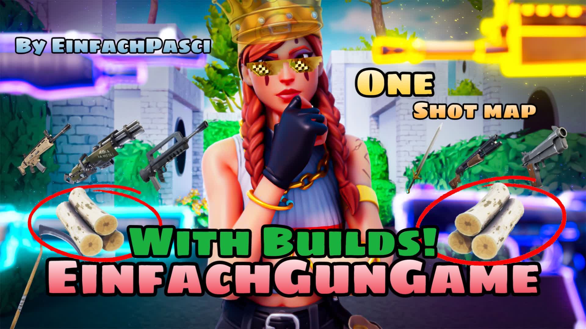 EinfachGunGame | OneShot | with Builds 3859-4351-3845 by einfachpasci - Fortnite Creative Map ...