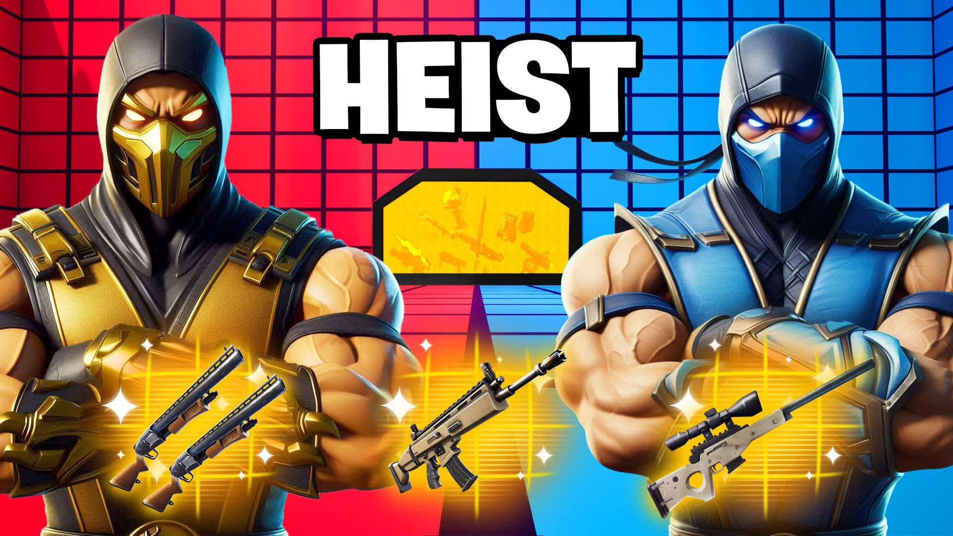 VAULT RED VS BLUE HERO🔴🔵 6500-5369-0172 by fishteamleader1 - Fortnite ...