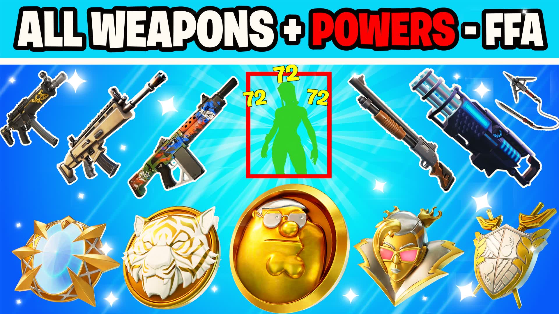 ZERO DELAY FFA ALL WEAPONS👑 4486-4476-4029 par harispies - Fortnite