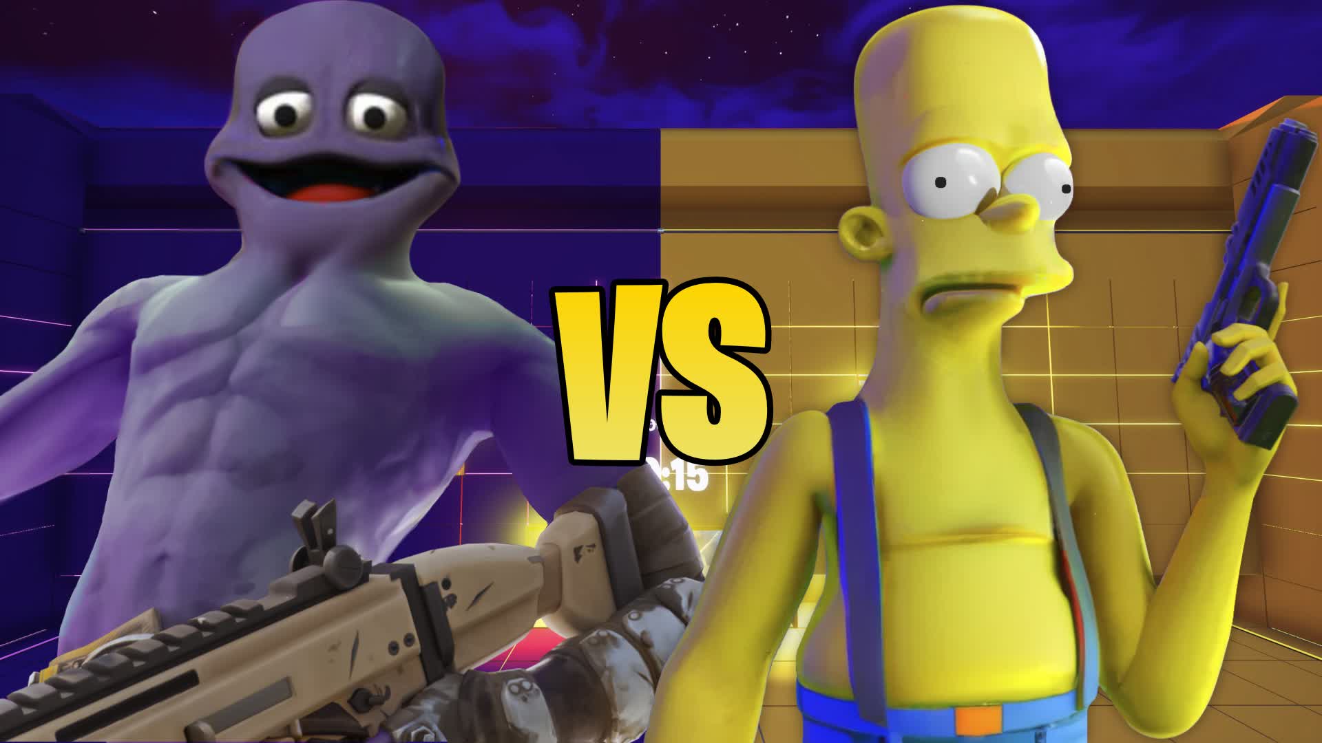 🆕 PURPLE VS YELLOW 9158-7863-4090 by ube - Fortnite Creative Map Code ...
