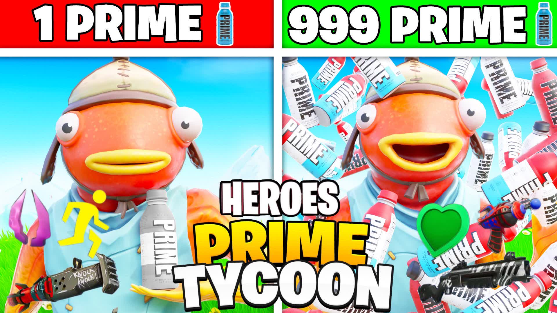Heroes Prime Tycoon! 🥤 8673-3345-7513 by mlugi - Fortnite Creative Map ...