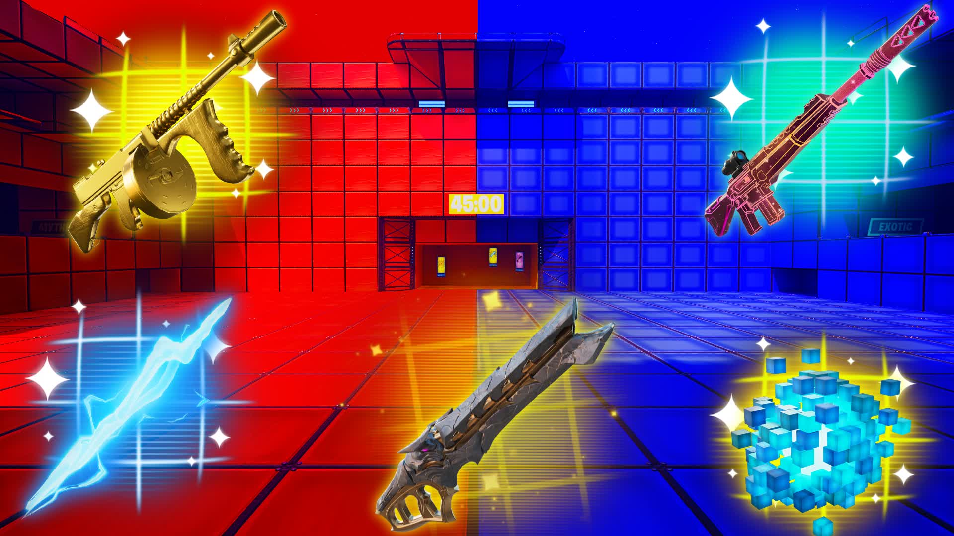 SUPER Weapons RED VS BLUE 🔴🔵 5963-6864-6009 by forgeuefn - Fortnite ...