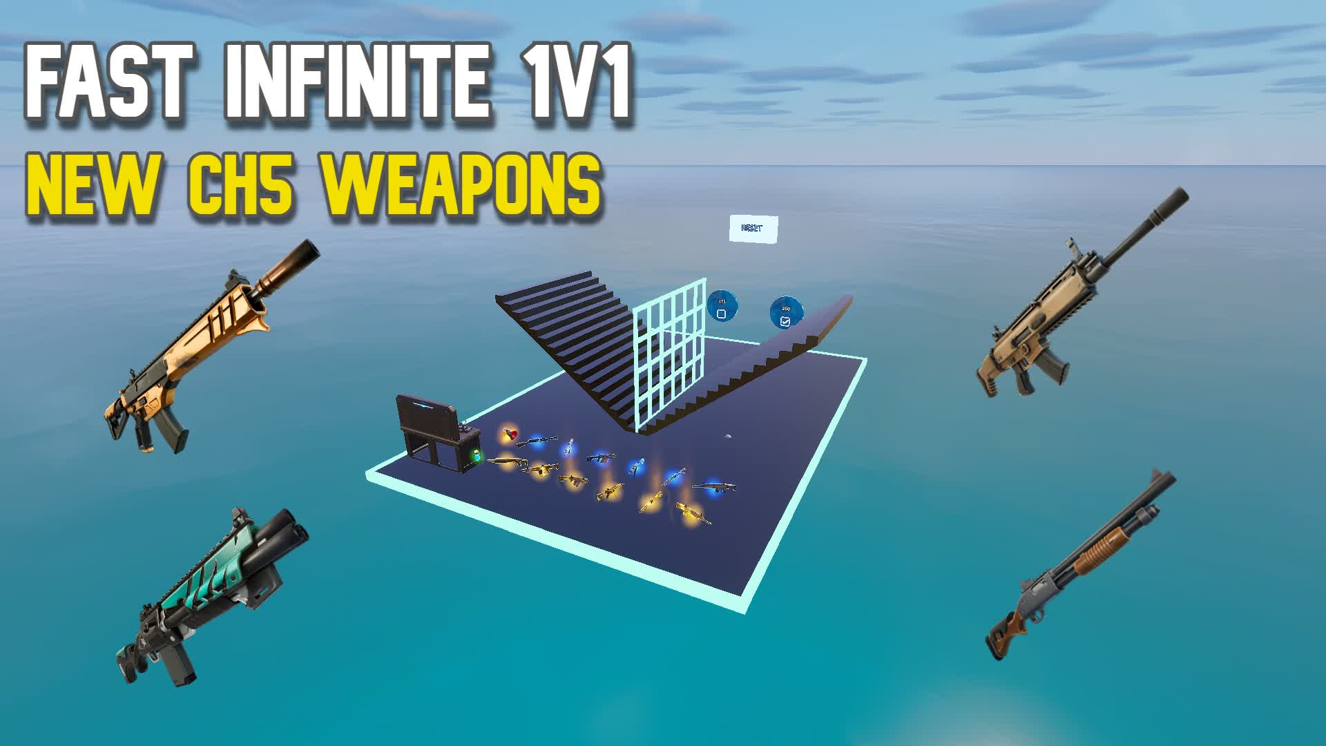 FAST INFINITE 1V1 [CH5 WEAPONS] 3487-8060-8867 by testy35 - Fortnite ...