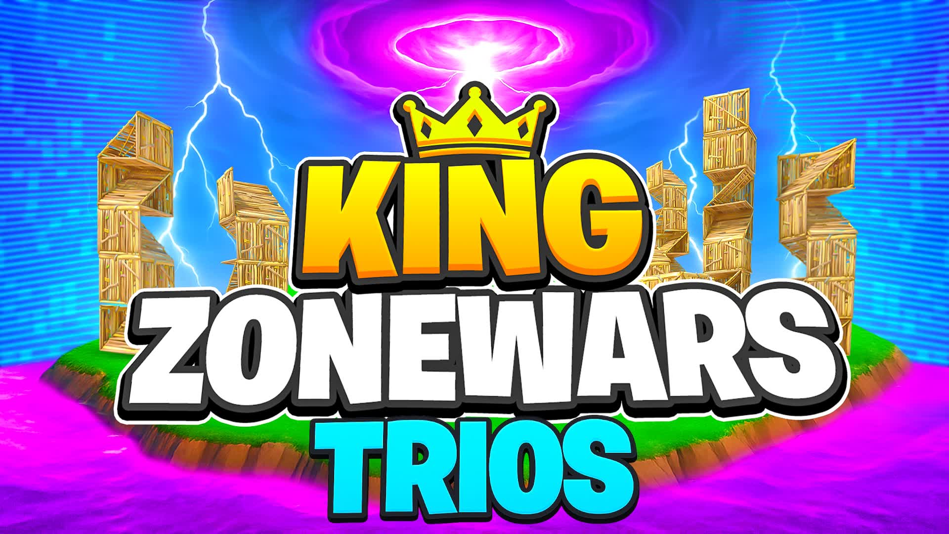 King Zone Wars - Trio 6159-7676-2450 by kingcalc - Fortnite Creative Map Code - Fortnite.GG