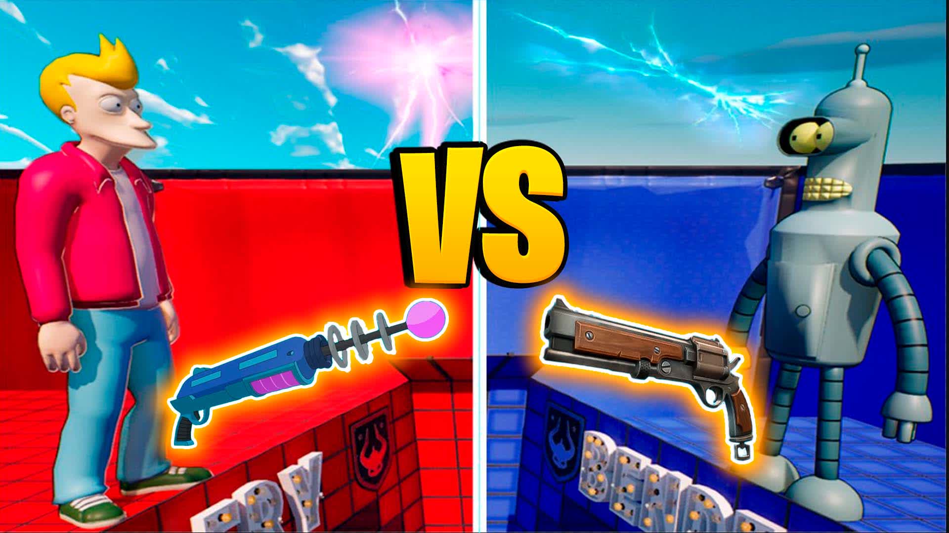🛸 BENDER VS FRY 🚀 2821-7437-5259 by phenoom - Fortnite Creative Map ...
