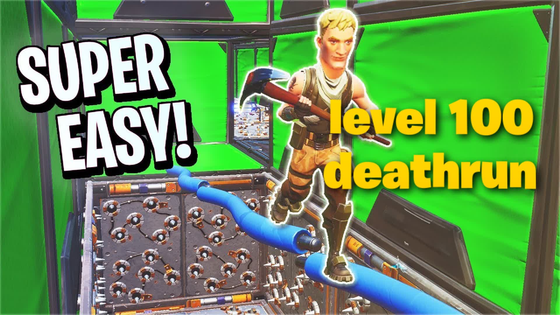 Easy 100 Level Deathrun 5230-2494-0209 by reysl - Fortnite Creative Map ...