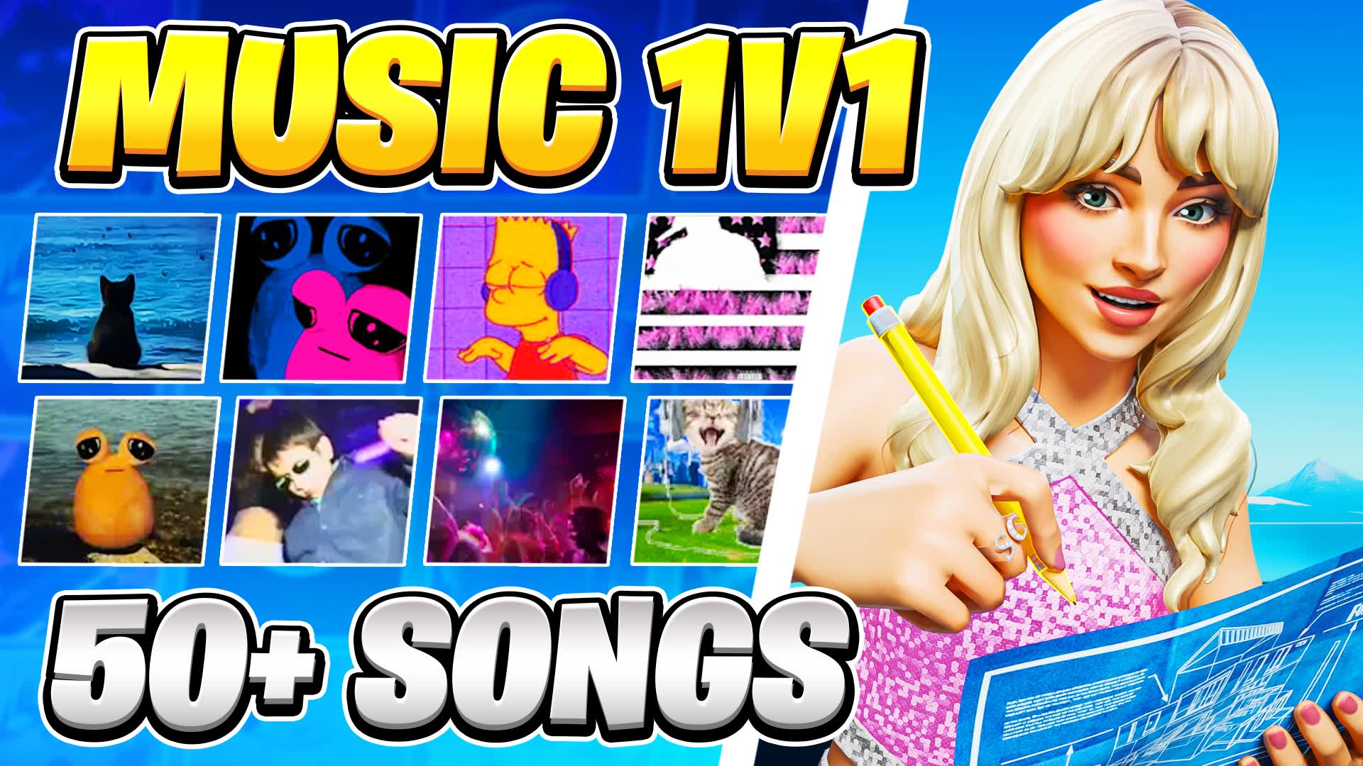 BEST MUSIC 1V1🎵 [50+ Songs] 5155-1185-5180 by beamerz - Fortnite ...