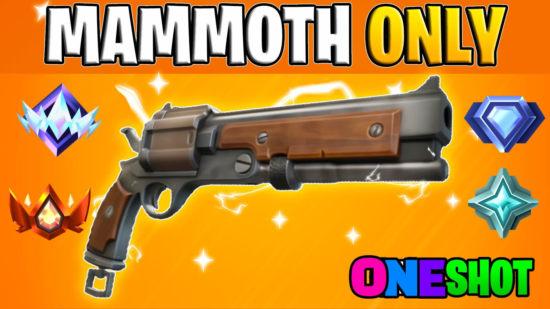 MAMMOTH PISTOL ONE SHOT ONLY 🎯 (3415-8522-3695) by firepork - Fortnite ...