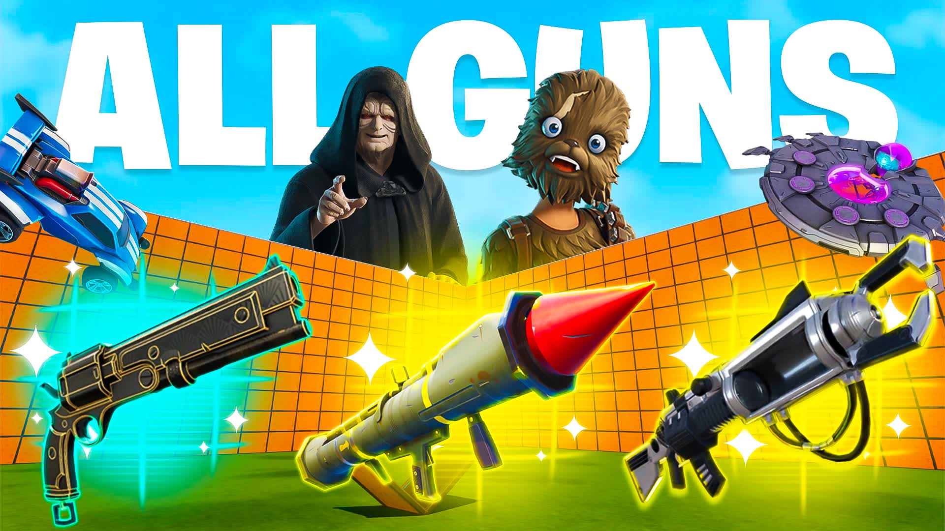 ⭐CRAZY⭐ALL WEAPONS & VEHICLES 1V1 1356-0131-5985 by mfns1 - Fortnite Creative Map Code - Fortnite.GG