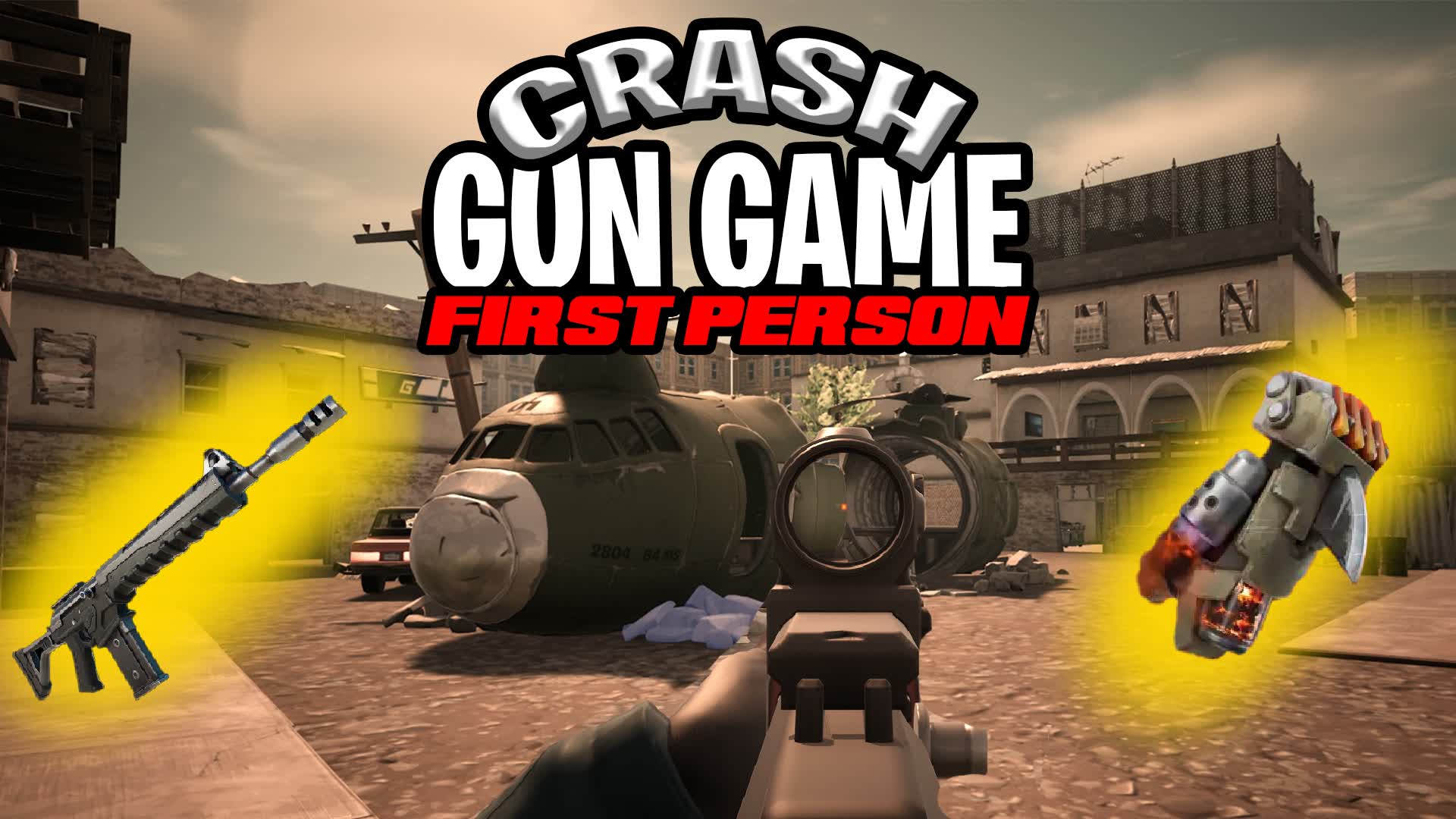 Crash Gun Game First Person 0145-5126-5559 من ابتكار caste11o - Fortnite