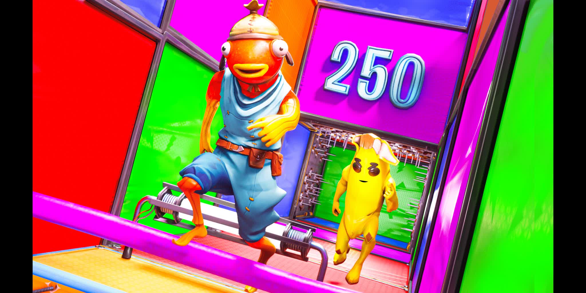 🌈INSANE 250 LEVEL DEATHRUN EASY🌈 0077-2011-3164 by mapsos - Fortnite Creative Map Code - Fortnite.GG