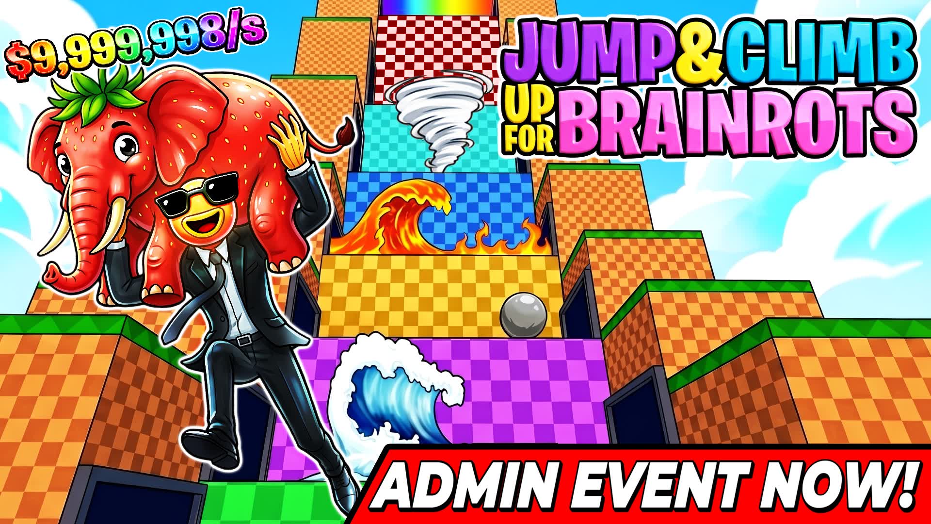 JUMP AND CLIMB UP FOR BRAINROTS 5355-5500-9955 by 7sky - Fortnite ...
