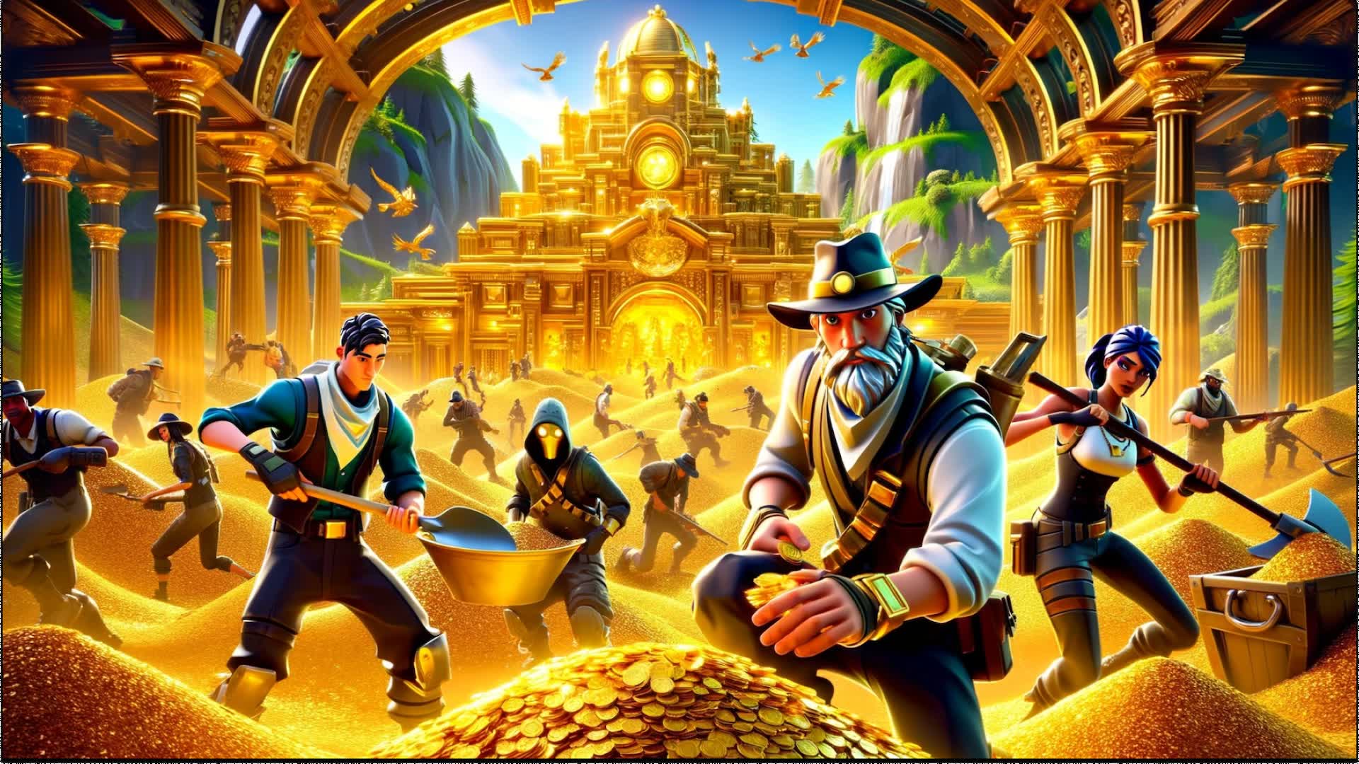 GOLD RUSH ZONEWARS 2778-6366-2302 par easyinc - Fortnite