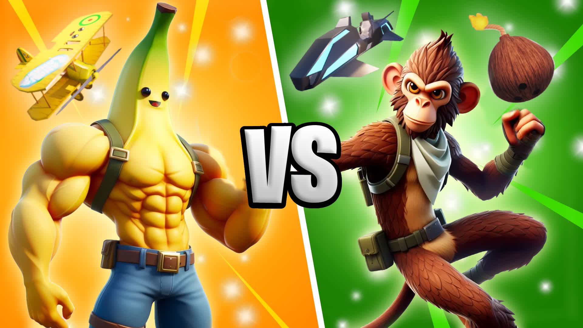 BANANAS VS MONKEYS 🍌🐵 6163-1444-8108 by brendannnd - Fortnite