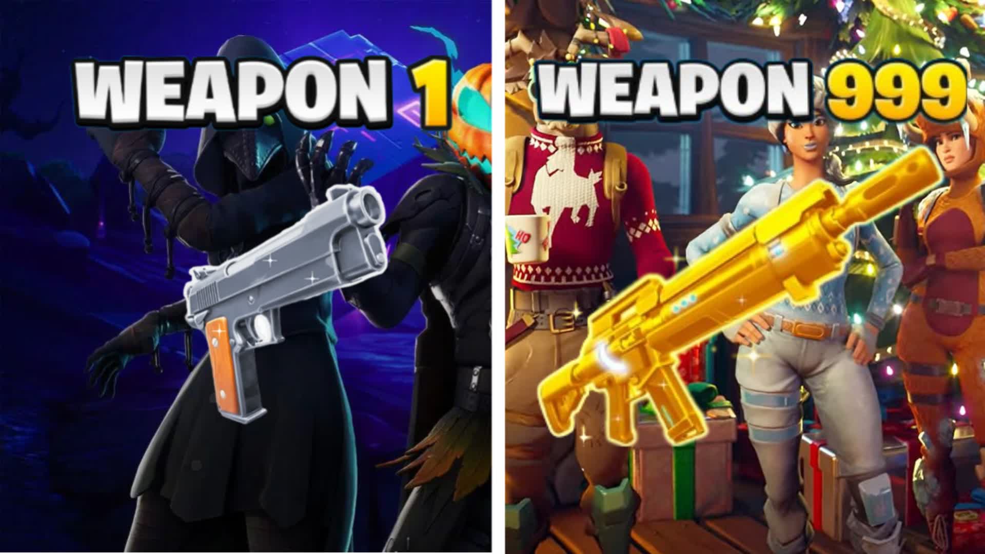 Christmas VS Halloween | ONE SHOT 4507-2238-1062 by reflex-maps - Fortnite