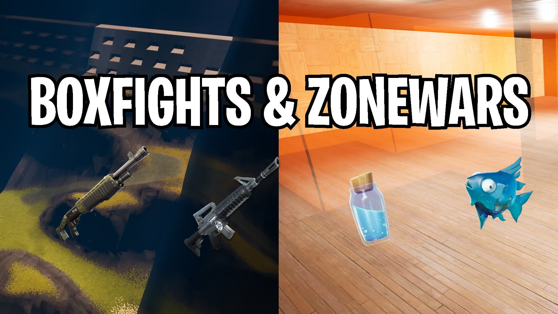 BoxFights & ZoneWars 8420-2898-6920 by affinity1xb1 - Fortnite Creative Map Code - Fortnite.GG
