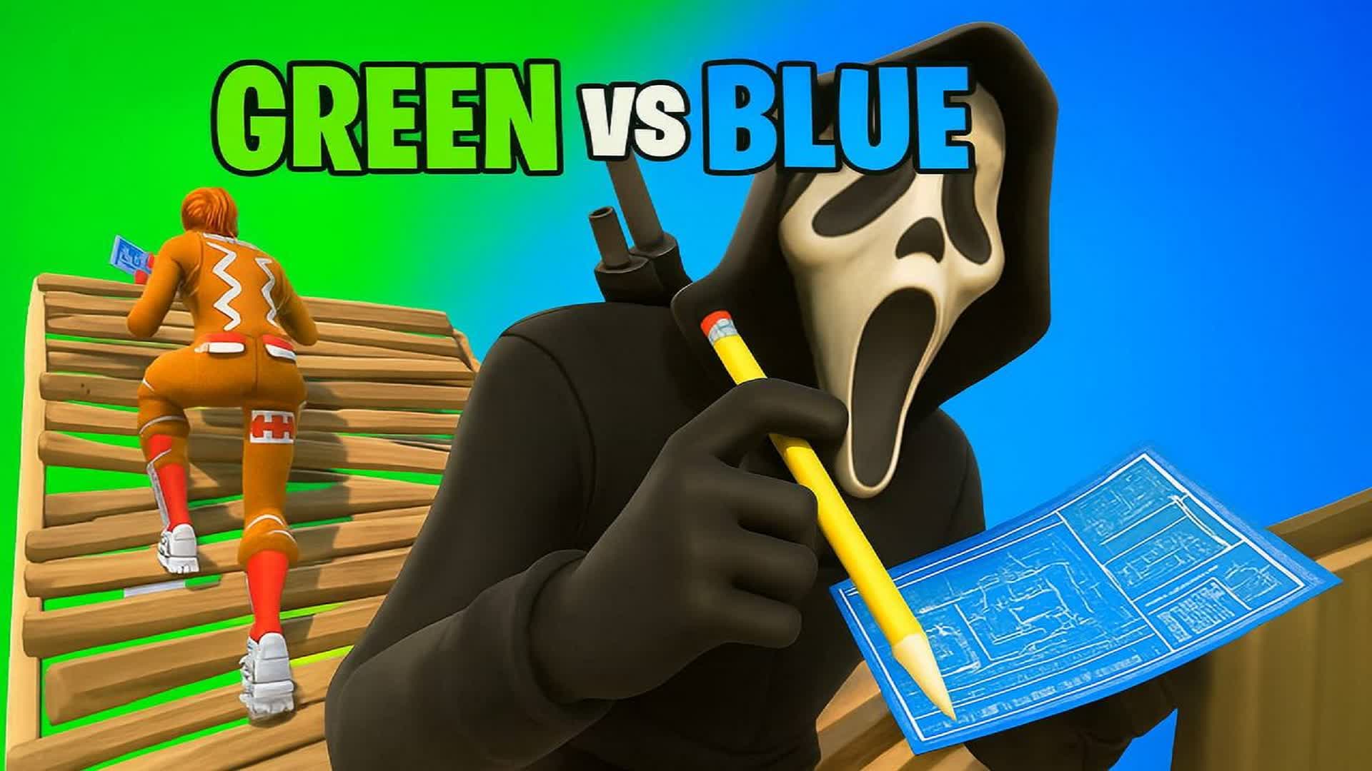 💚GREEN VS BLUE 💙 0972-4908-8895 by collado - Fortnite Creative Map Code ...