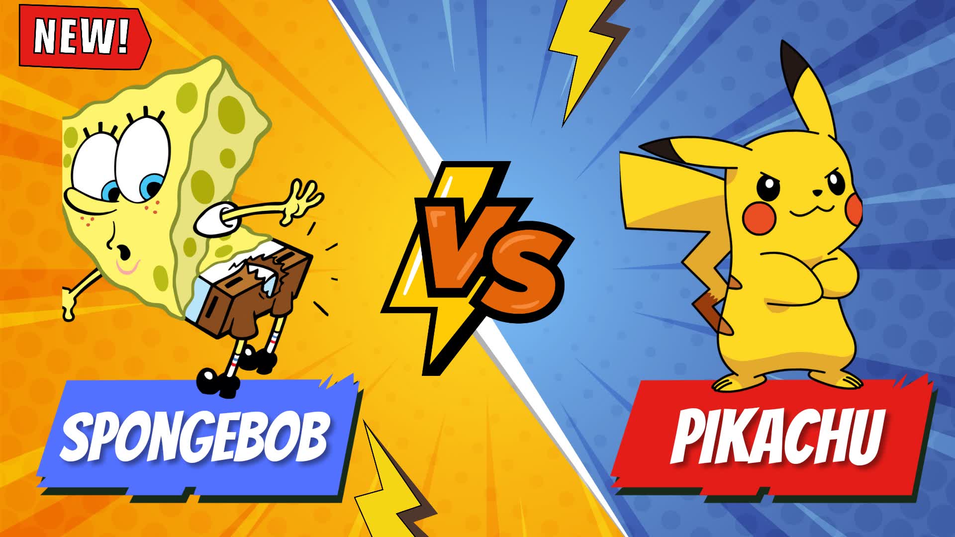 🆕 SPONGEBOB VS PIKACHU 🔴🔵 6023-5423-8719 by vstarz - Fortnite Creative ...