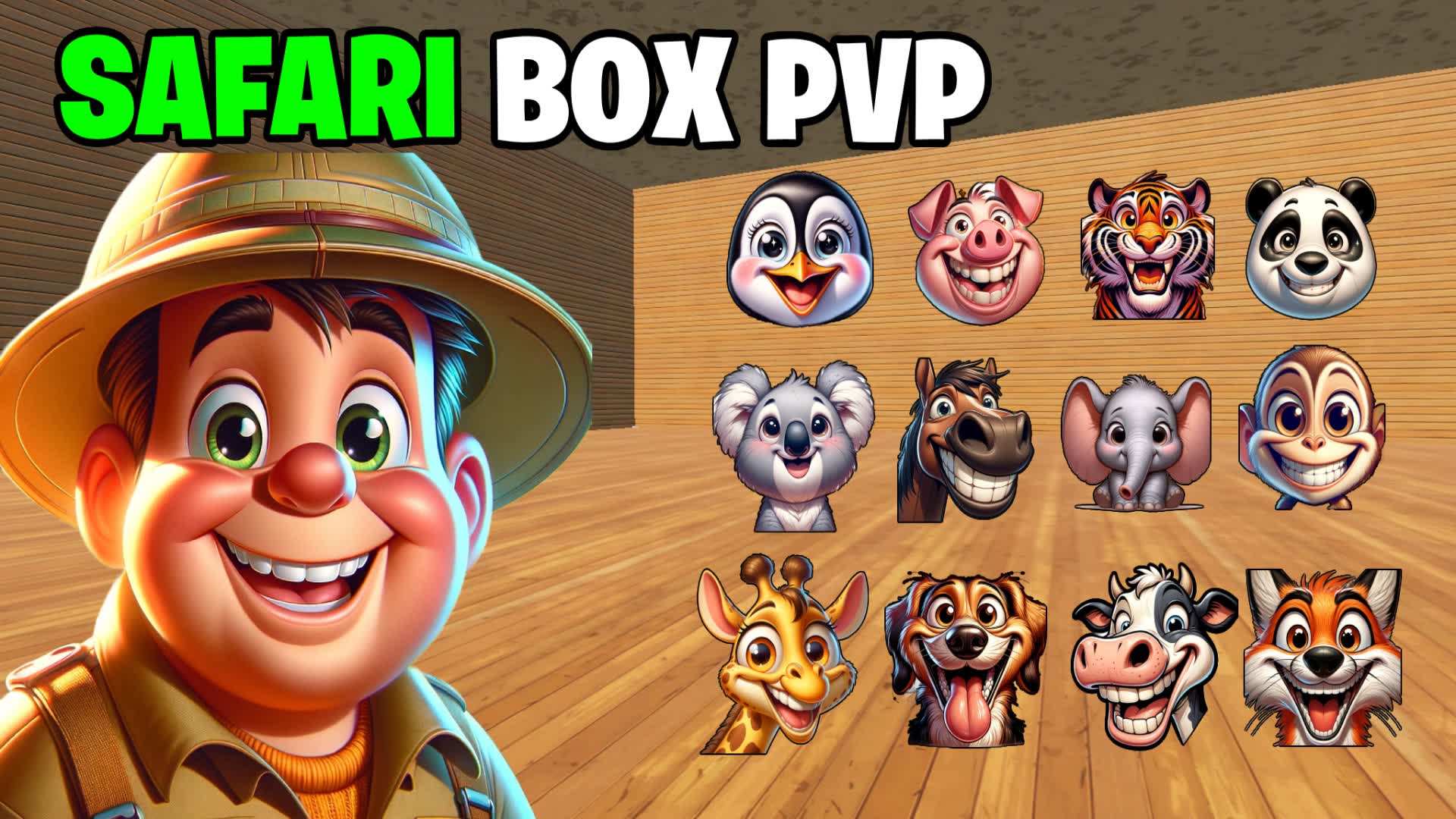 SAFARI BOX PVP 🐯 3345-8195-9251 by v29 - Fortnite