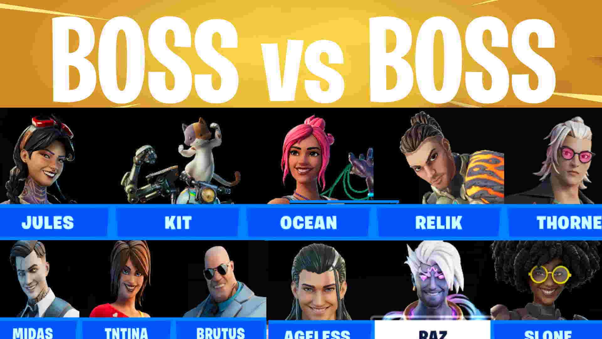 [Mythic Boss VS Mythic Boss] - 2Agency 1666-3570-8041 by ispuddy ...