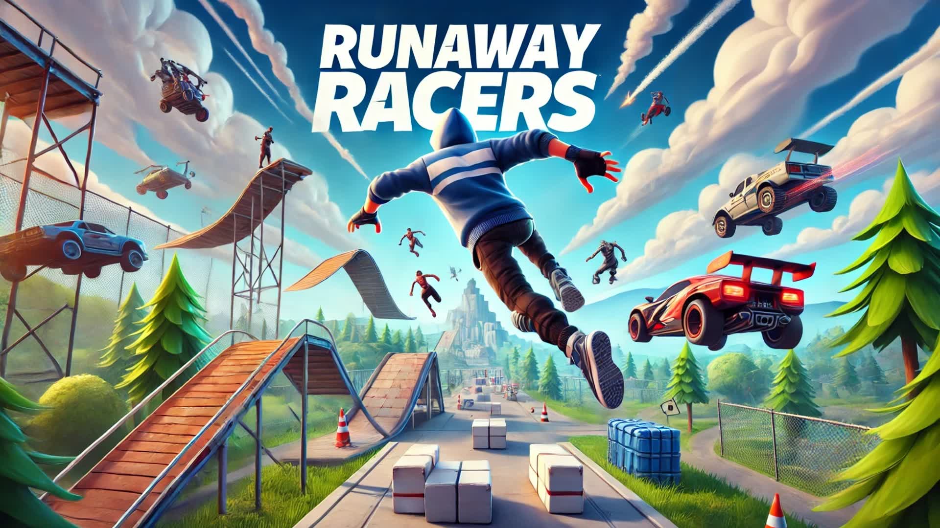 runaway racers 7494-9397-9833 by guinzman - Fortnite Creative Map Code ...
