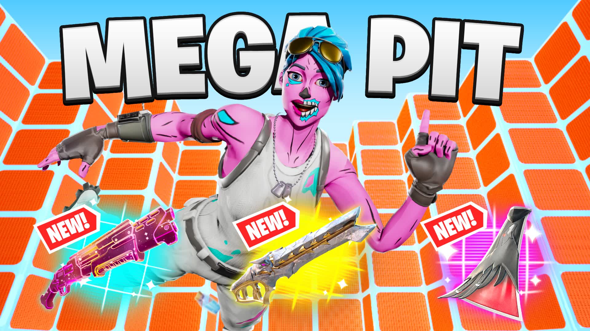 MEGA PIT -🔫 ALL WEAPONS 6909-2085-8890 by brcreations - Fortnite