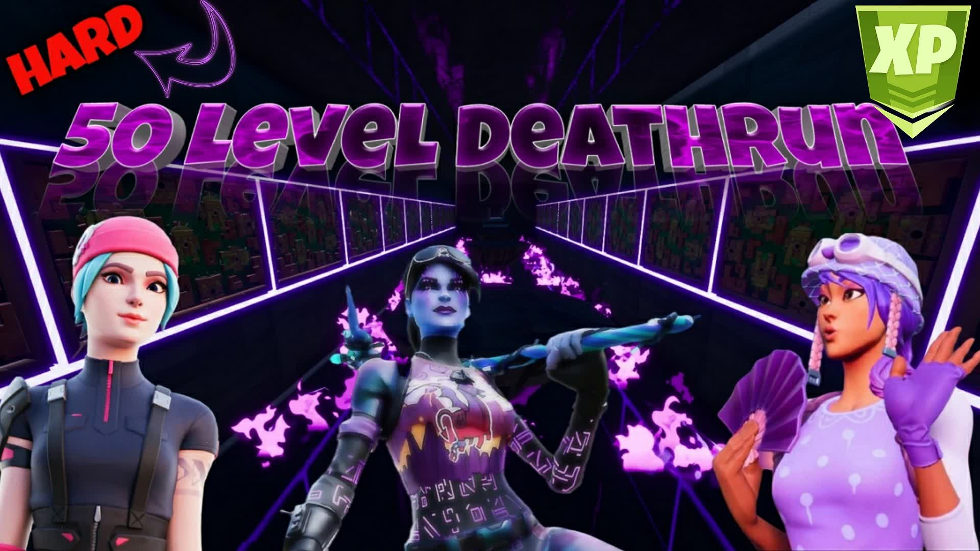 50 Level Deathrun [HARD] [XP ENABLED] 6807-7305-1608 By Lktobi - Fortnite