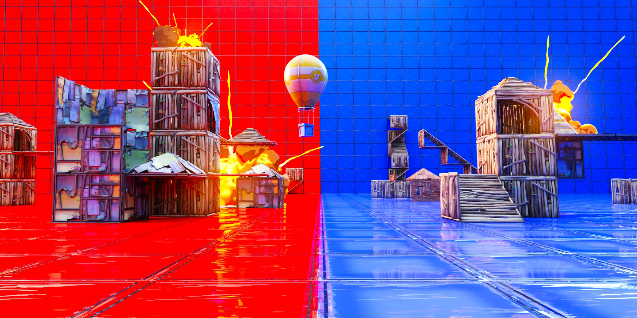 JAIL RED VS BLUE 9535-6433-6503 by rmi7f - Fortnite Creative Map Code ...