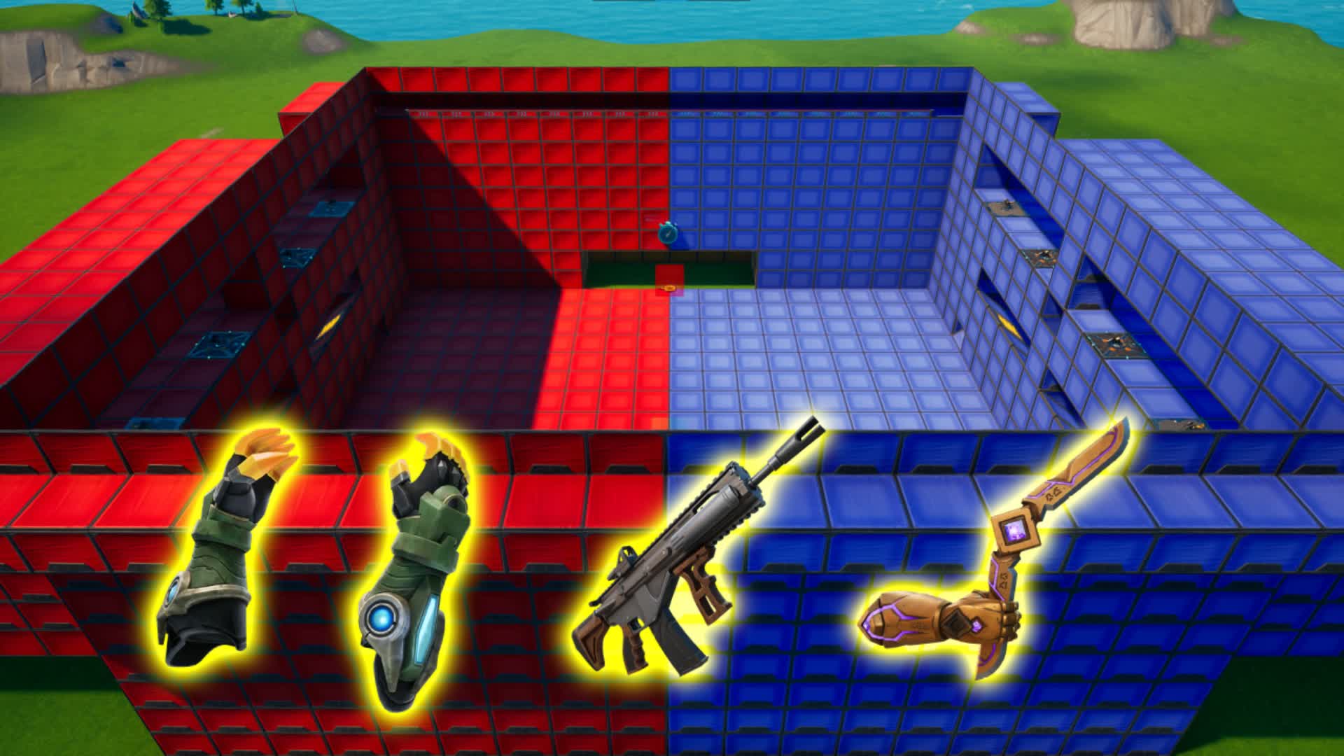 TNL RED VS BLUE 🆕 7781-0681-5759 by tnl - Fortnite Creative Map Code ...