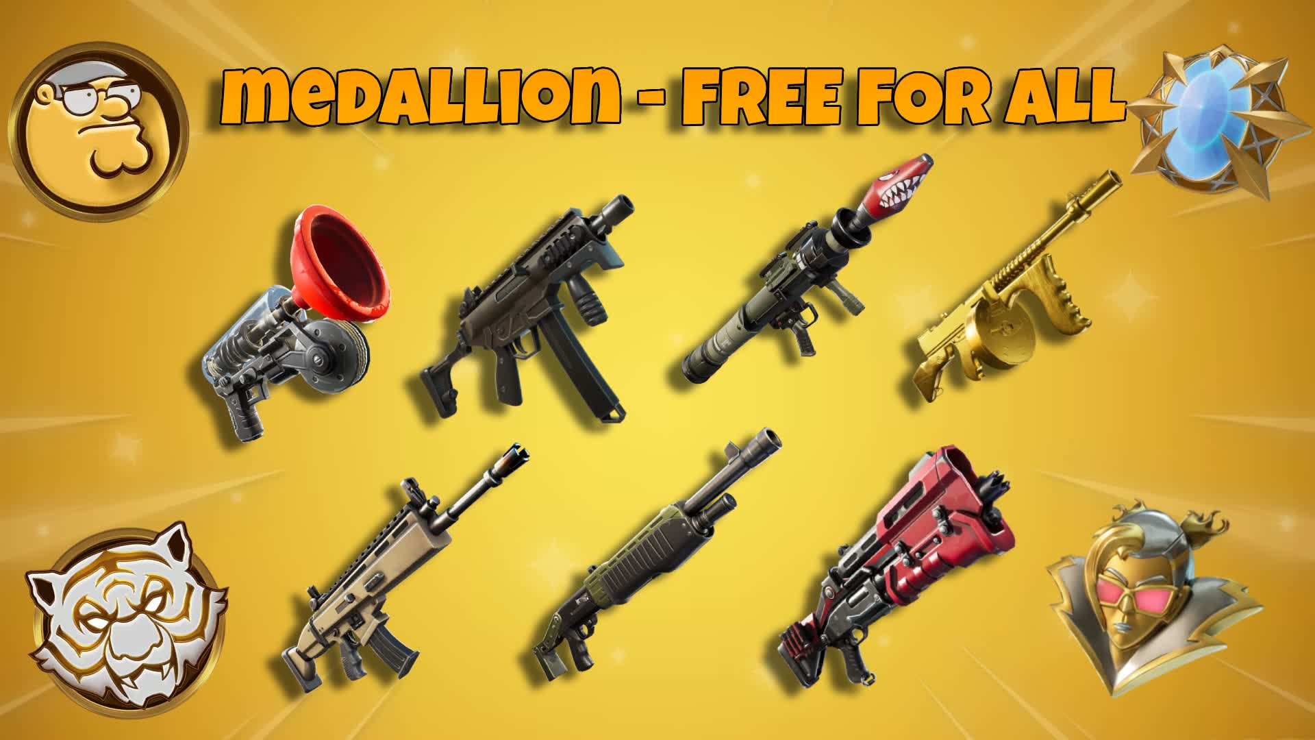Medallion - FREE FOR ALL 🏆 5086-6808-5337 by bogha - Fortnite Creative ...