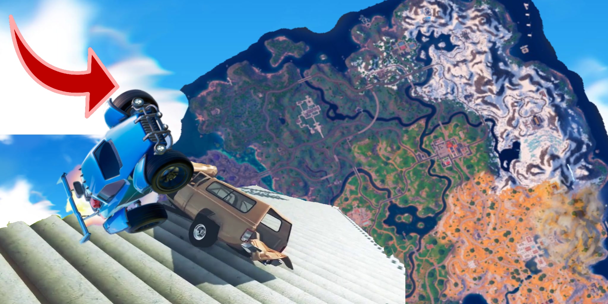 Mega Car Ramp 1536-0376-2967 by vaderek - Fortnite Creative Map Code ...