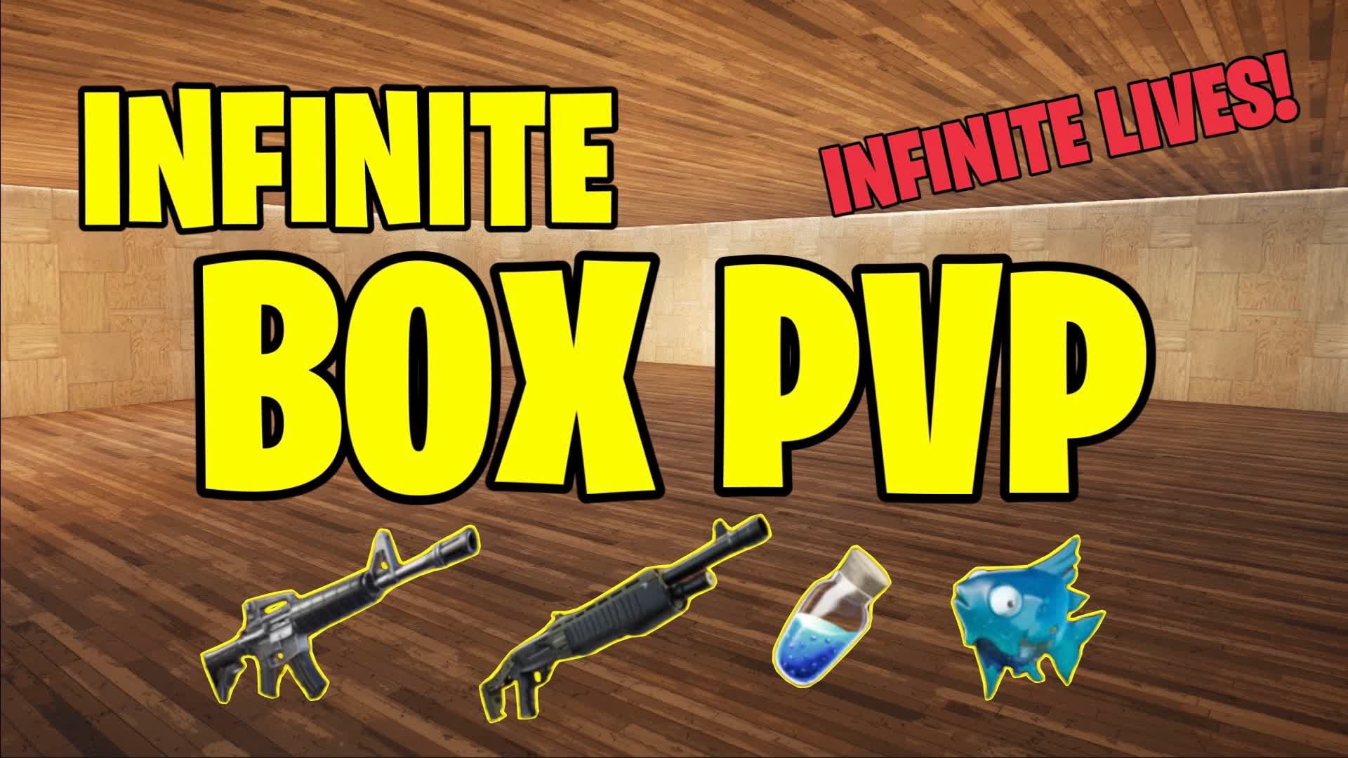 INFINITE LIVES BOX PVP! 📦 5717-4671-9945 by yousseftw5 - Fortnite Creative Map Code - Fortnite.GG