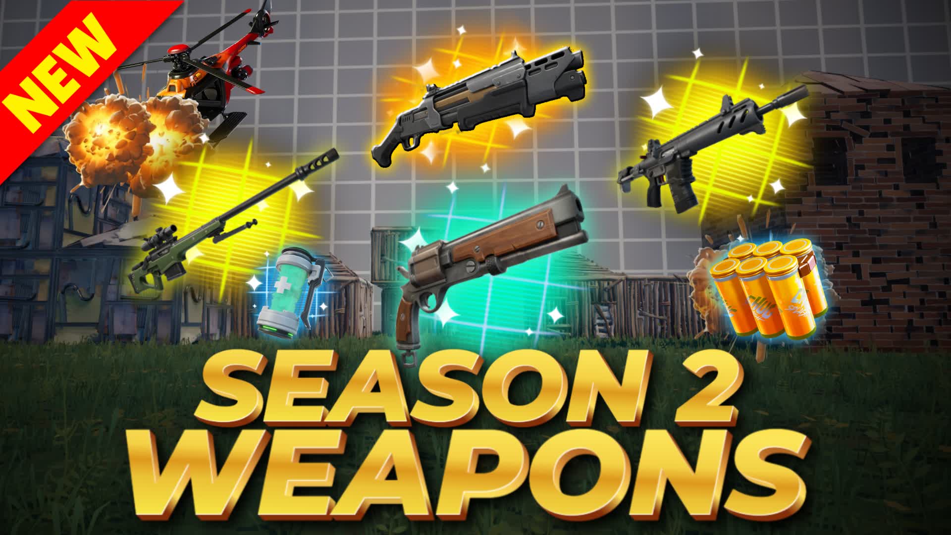 SEASON 2 WEAPONS - FREE FOR ALL 8579-6536-3073 by coyesss - Fortnite ...