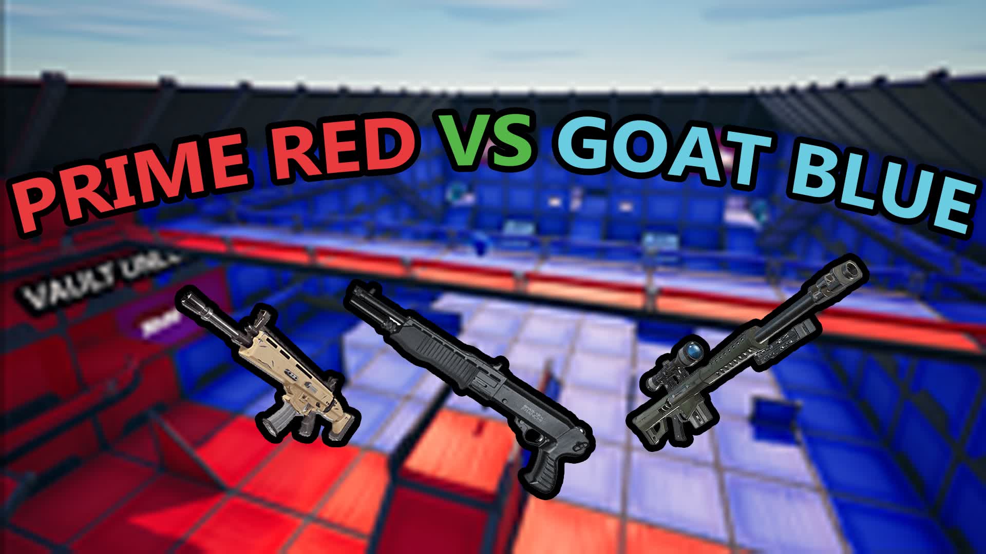 💯 RED PRIME VS GOAT BLUE 🆕 4785-5238-1758 by kalvinnn - Fortnite ...