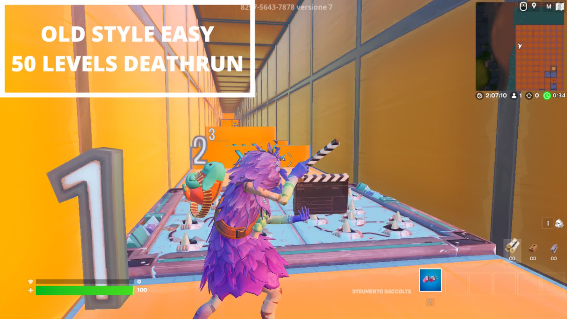 OLD STYLE EASY 50 LEVELS DEATHRUN 8297-5643-7878 by JFabryx YT - Fortnite.GG