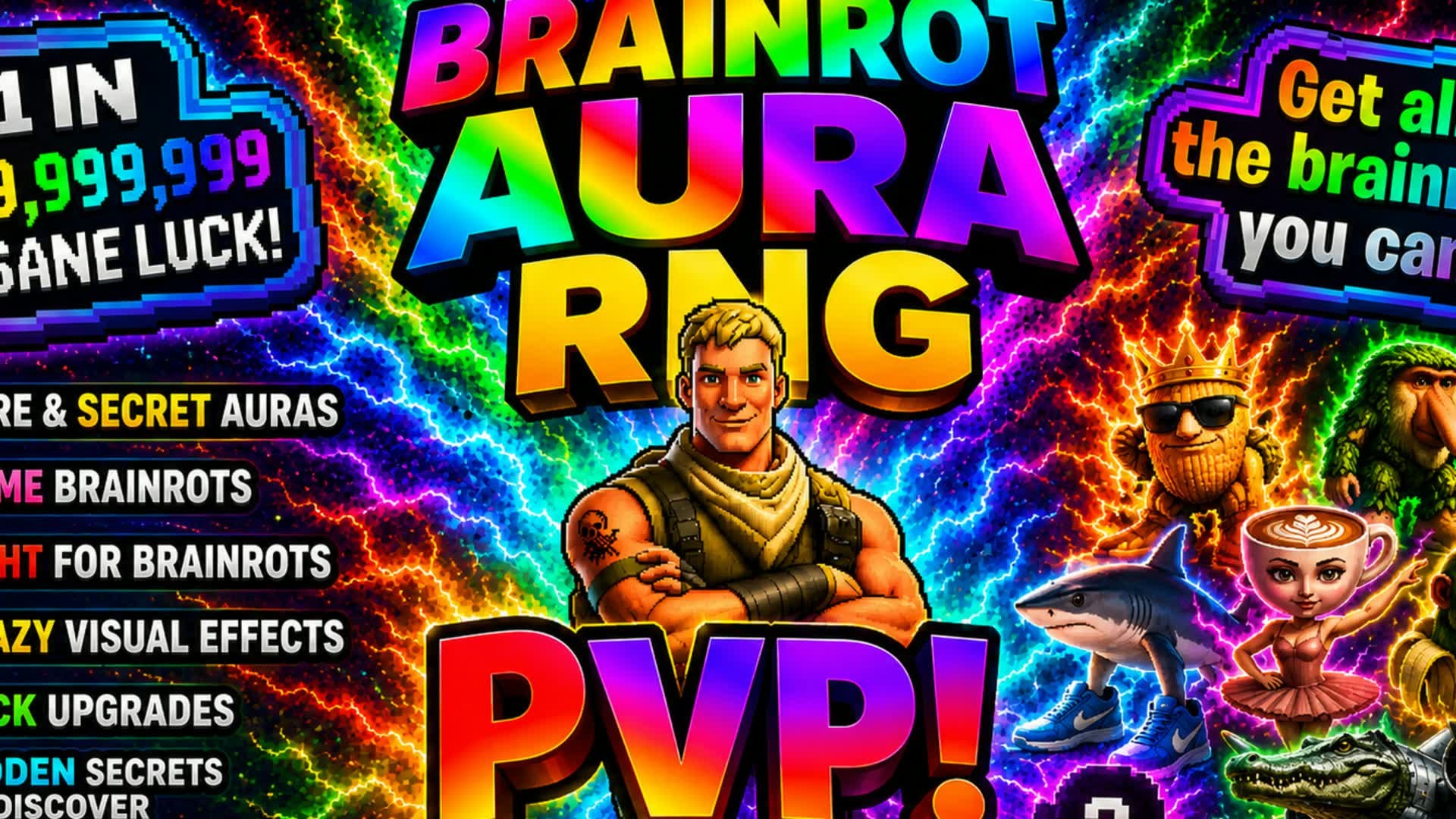 BRAINROT AURA RNG & PVP! *MEGA UPDATE* 0248-2451-4329 by icerix ...