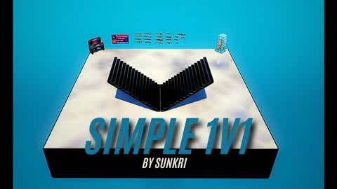 SIMPLE 1V1 😊 4531-0184-0613 by sunkri - Fortnite Creative Map Code ...