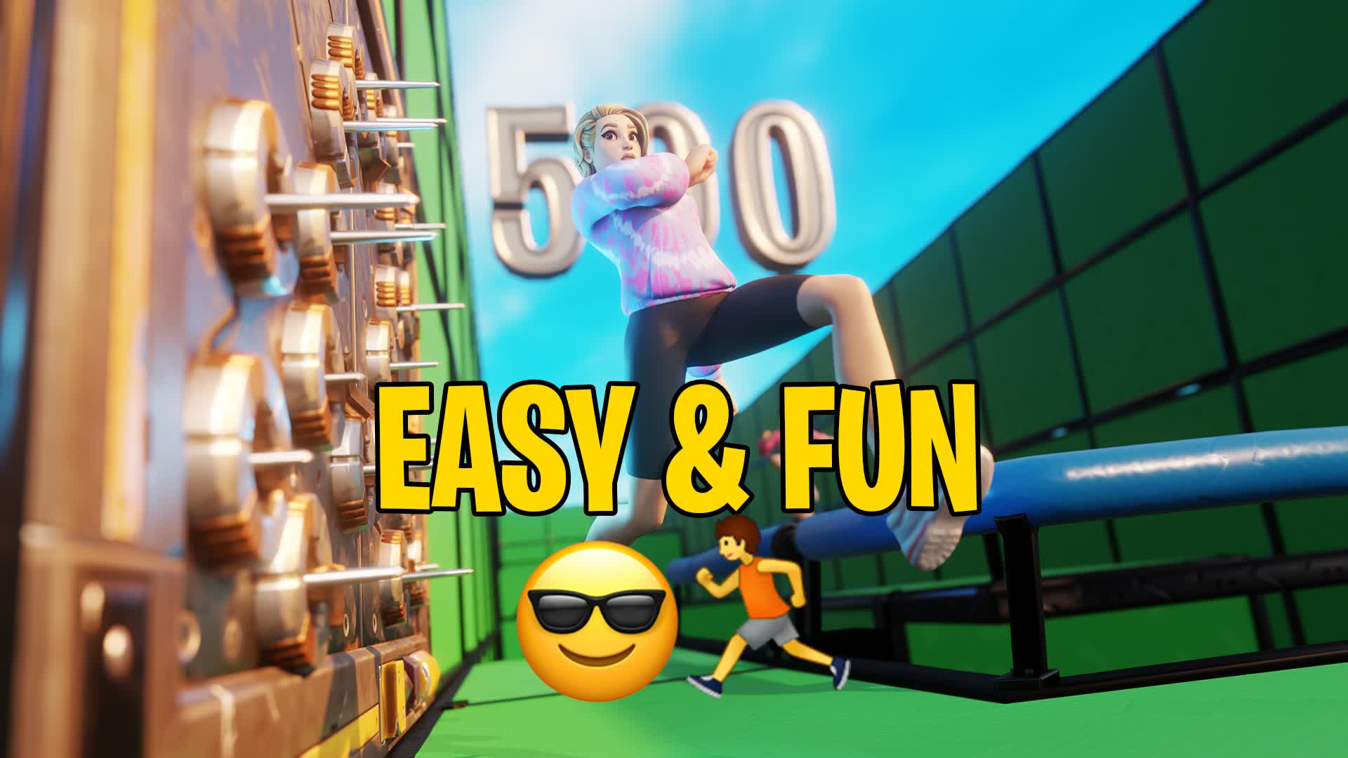 😎 500 LEVEL FUN DEFAULT DEATHRUN 😎 7396-0419-1904 by khely - Fortnite Creative Map Code ...