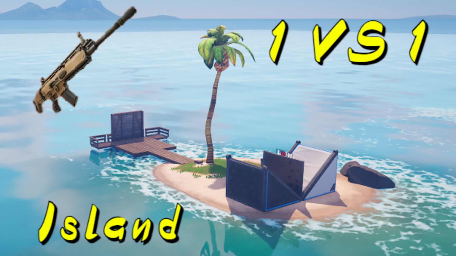 1 V 1 ISLAND 3743-7284-3977 by lktv - Fortnite Creative Map Code ...