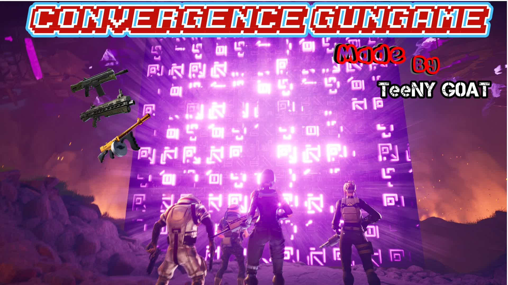 convergence gun game 9510-0972-3782 by teenygoat - Fortnite Creative ...